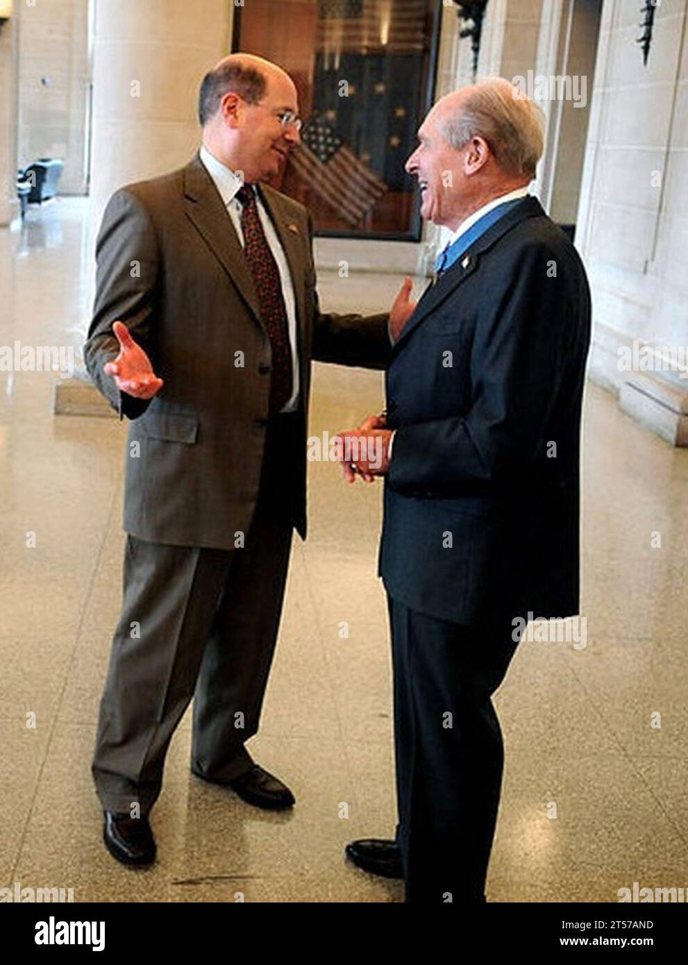 US Navy Secretary of the Navy (SECNAV) the Honorable Dr. Donald C ...