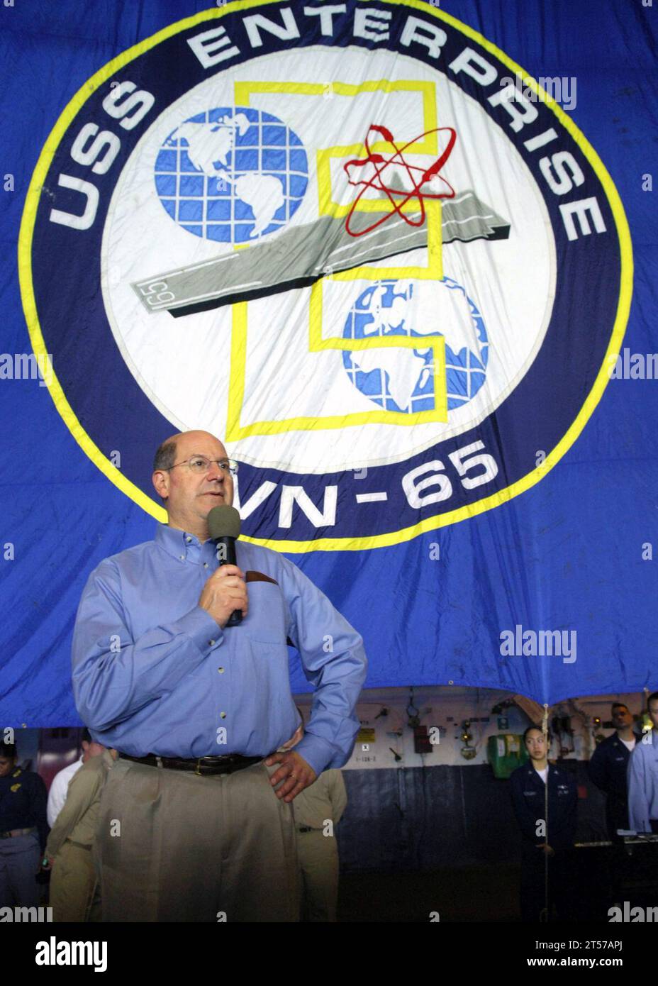 US Navy Secretary of the Navy (SECNAV) the Honorable Dr. Donald Winter ...