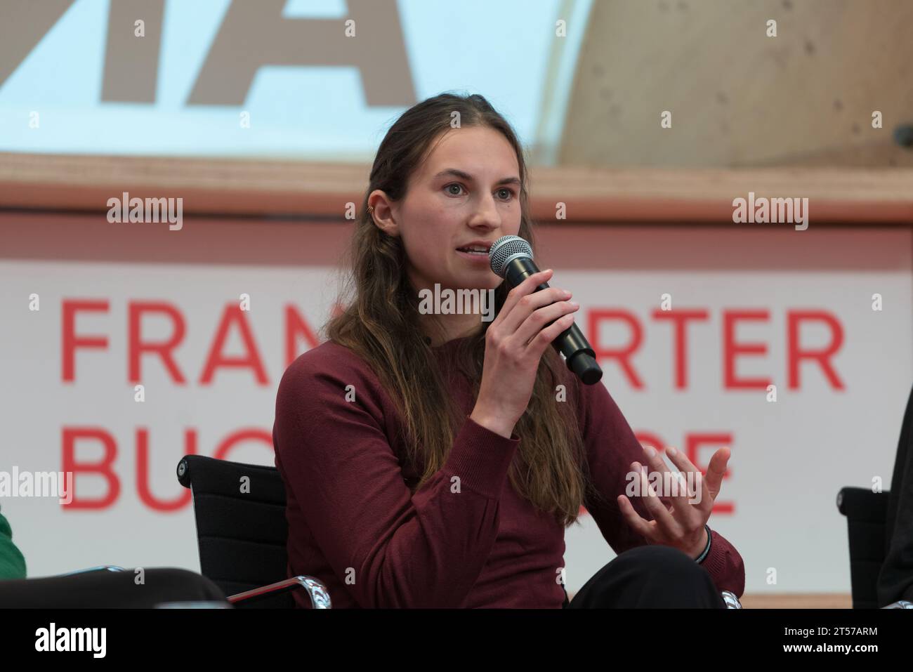FRANKFURT AM MAIN, Germany - October 21 2023: Mirjam Herrmann (Letzte ...