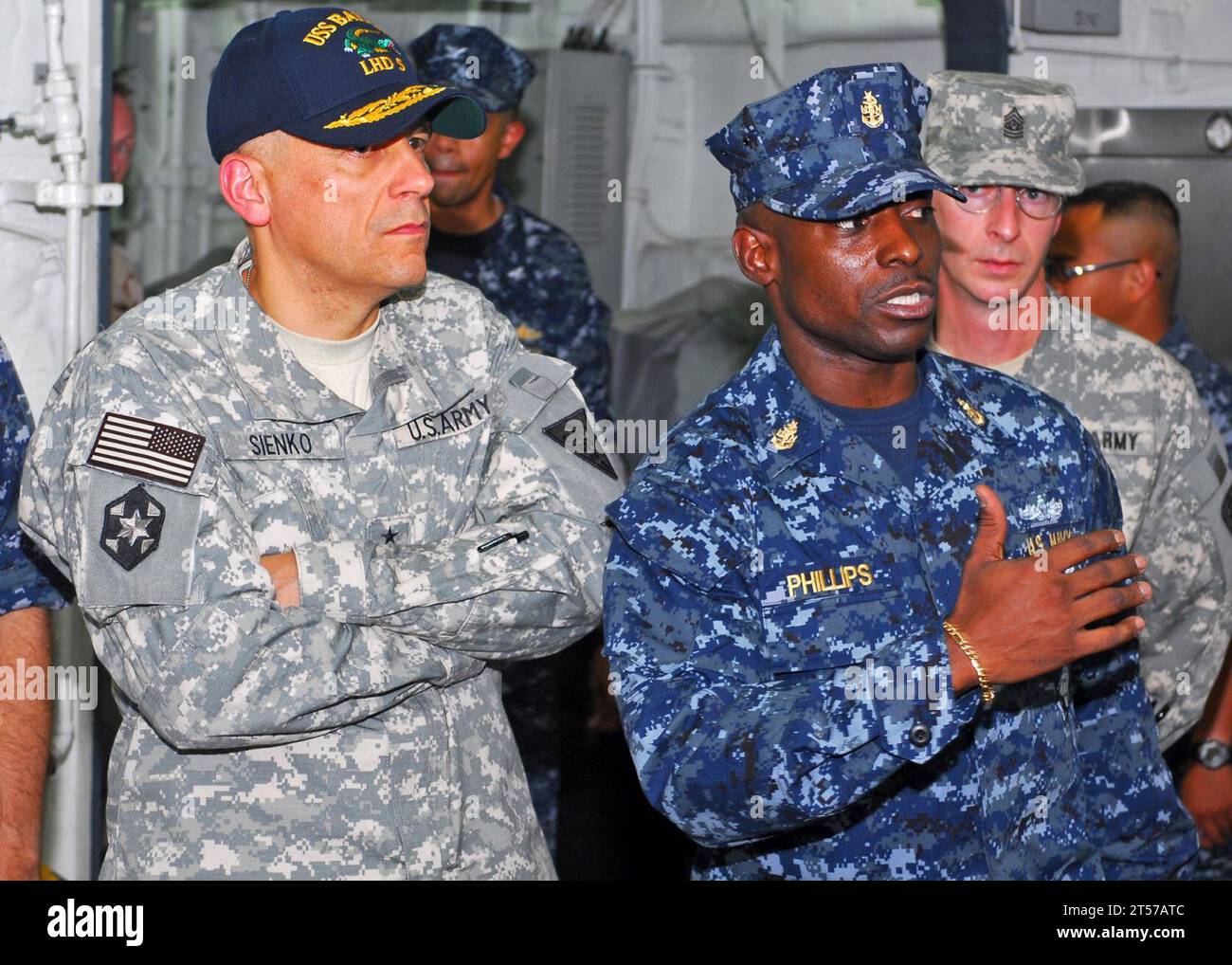 US Navy Senior Chief Stock Photo - Alamy