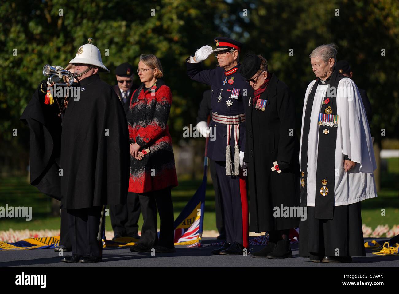 The Last Post is played during the official opening of the 2023 Royal ...