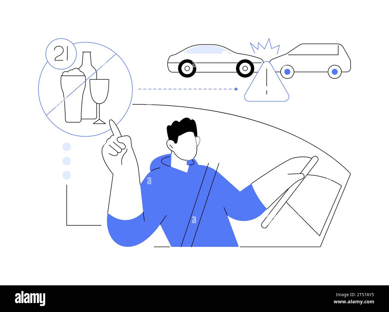 Legal drinking age abstract concept vector illustration Stock Vector ...