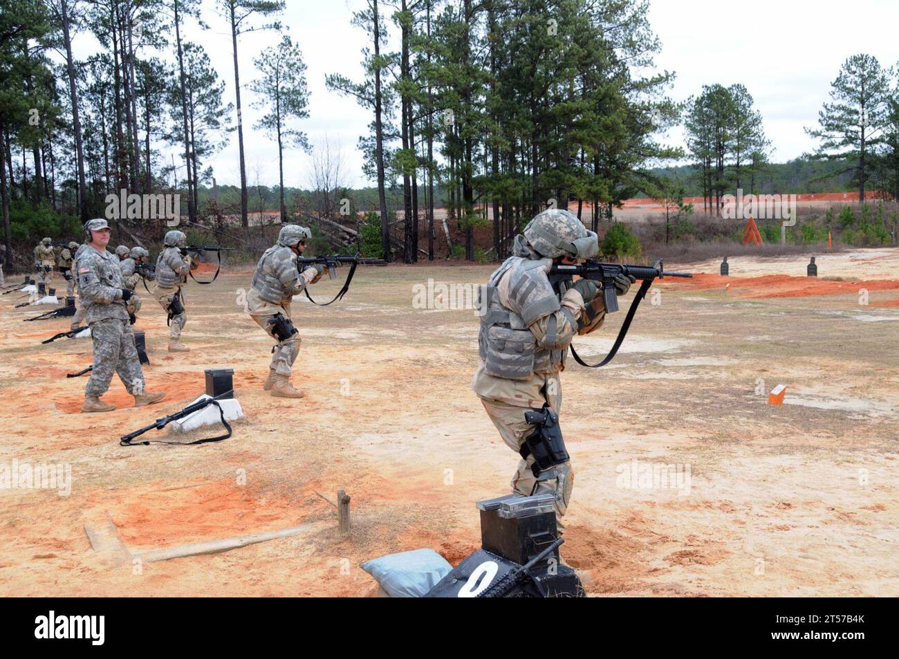US Navy Students attending Navy Individual Augmentee Combat Training ...