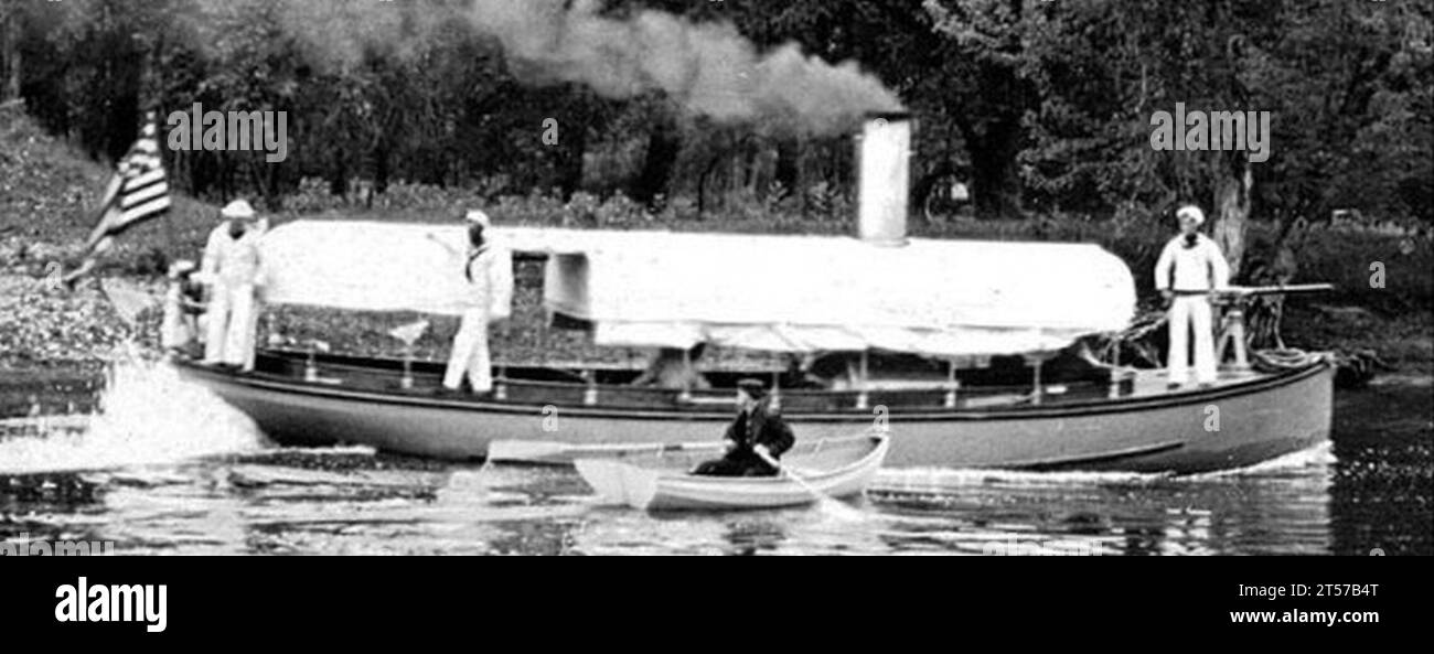 US Navy Steam Launch.jpg Stock Photo - Alamy