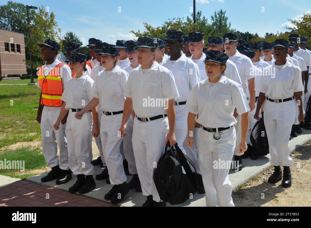 US Navy Students attending the Culinary Stock Photo - Alamy