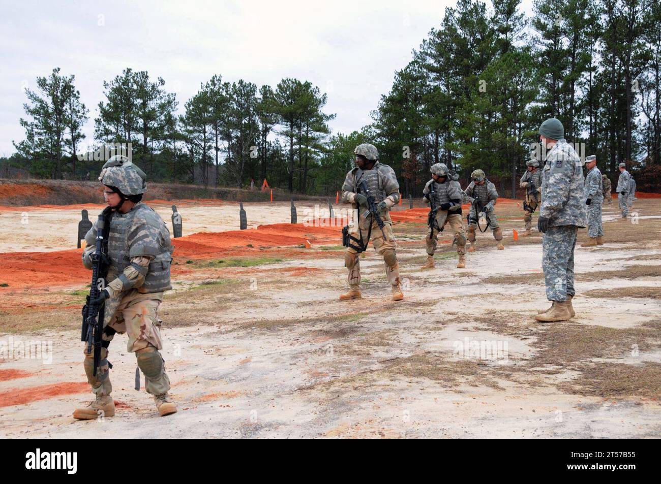 US Navy Students attending Navy Individual Augmentee Combat Training ...