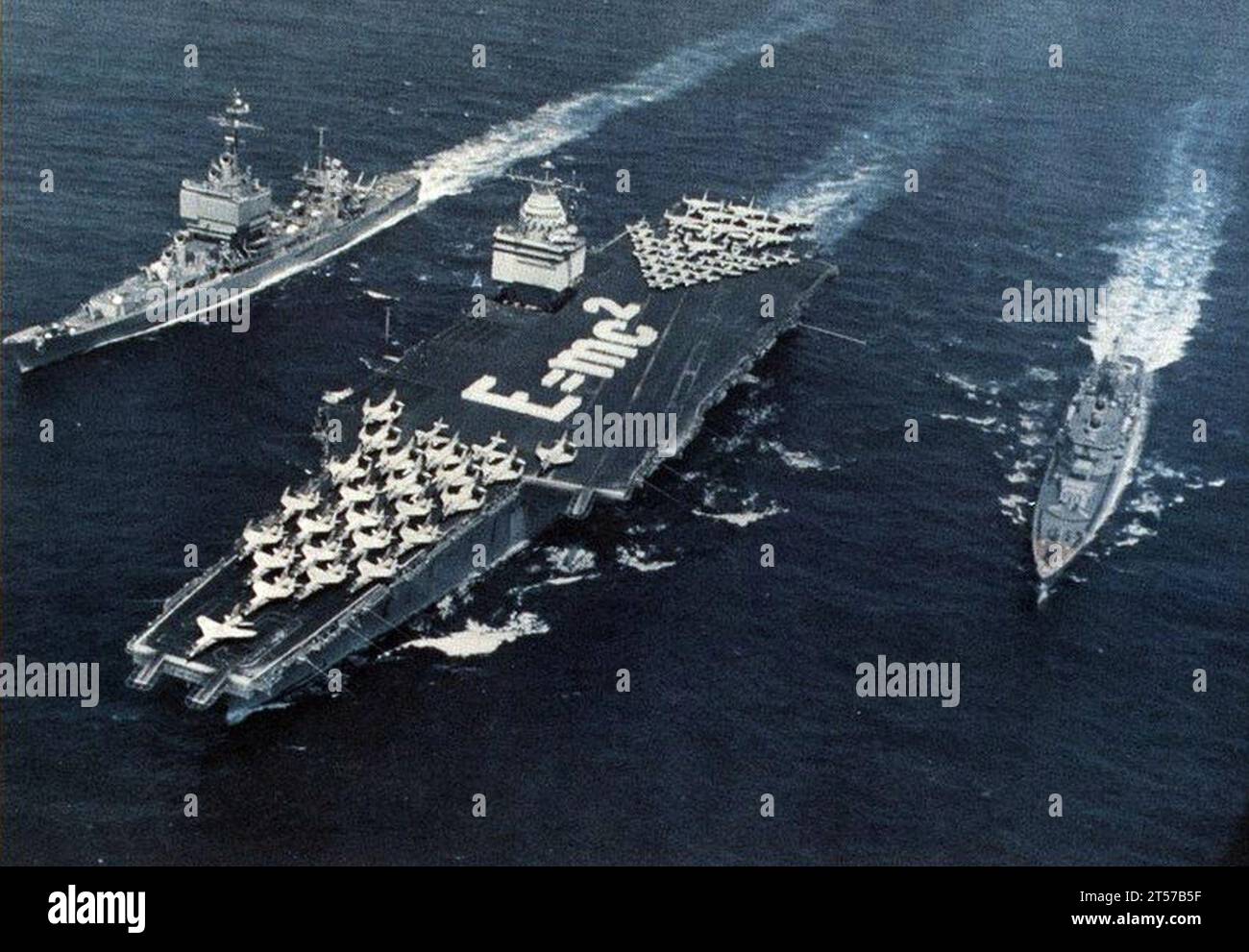 US Navy Task Force One front view 1964.jpg Stock Photo - Alamy