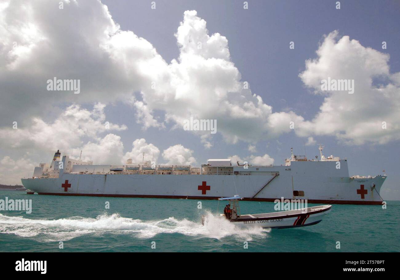 US Navy The Belize coast guard provides security support for the ...