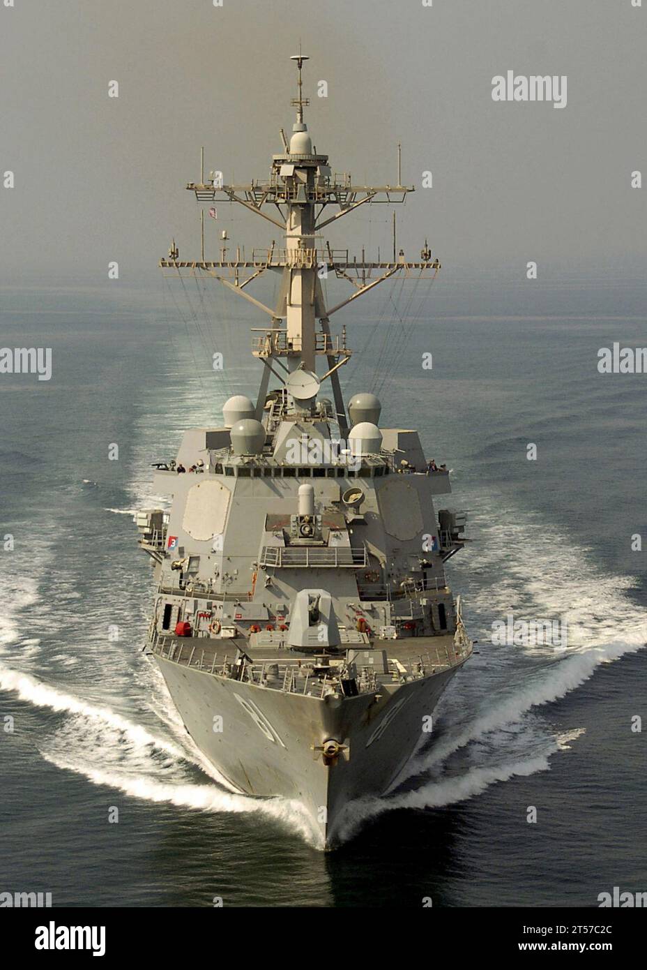 Guided missile destroyer uss winston s churchill ddg 81 hi-res stock ...