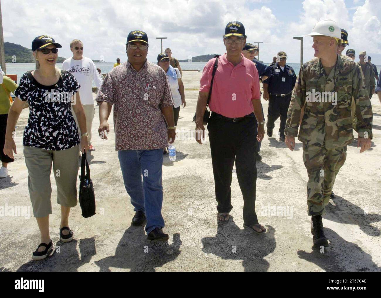 US Navy The Honorable Manny Mori, left, The Honorable Miriam K. Hughes ...