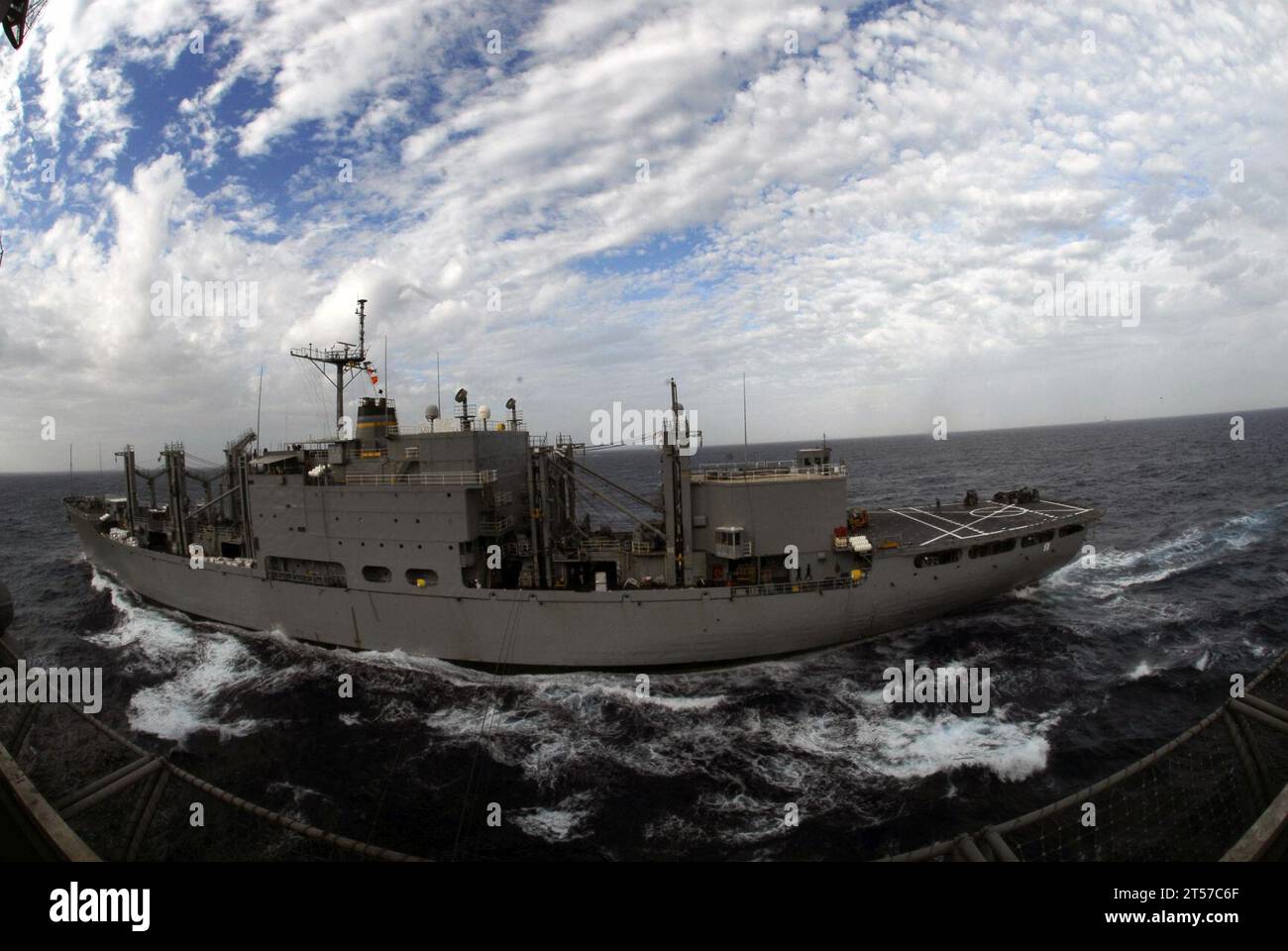 US Navy The Military Sealift Command combat stores ship USNS San Jose ...