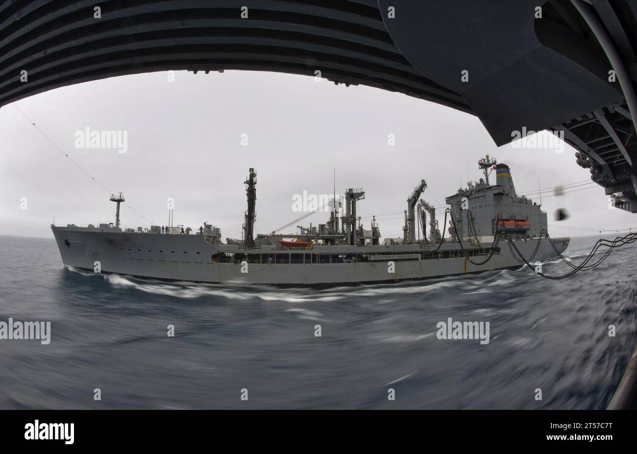 US Navy The Military Sealift Command fleet replenishment oiler USNS Guadalupe (T-AO 200) is ...