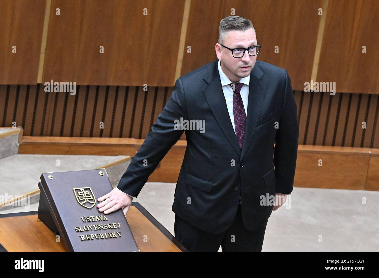 Slovak Member of Parliament Martin Pekar (pictured) and newly-Elected ...