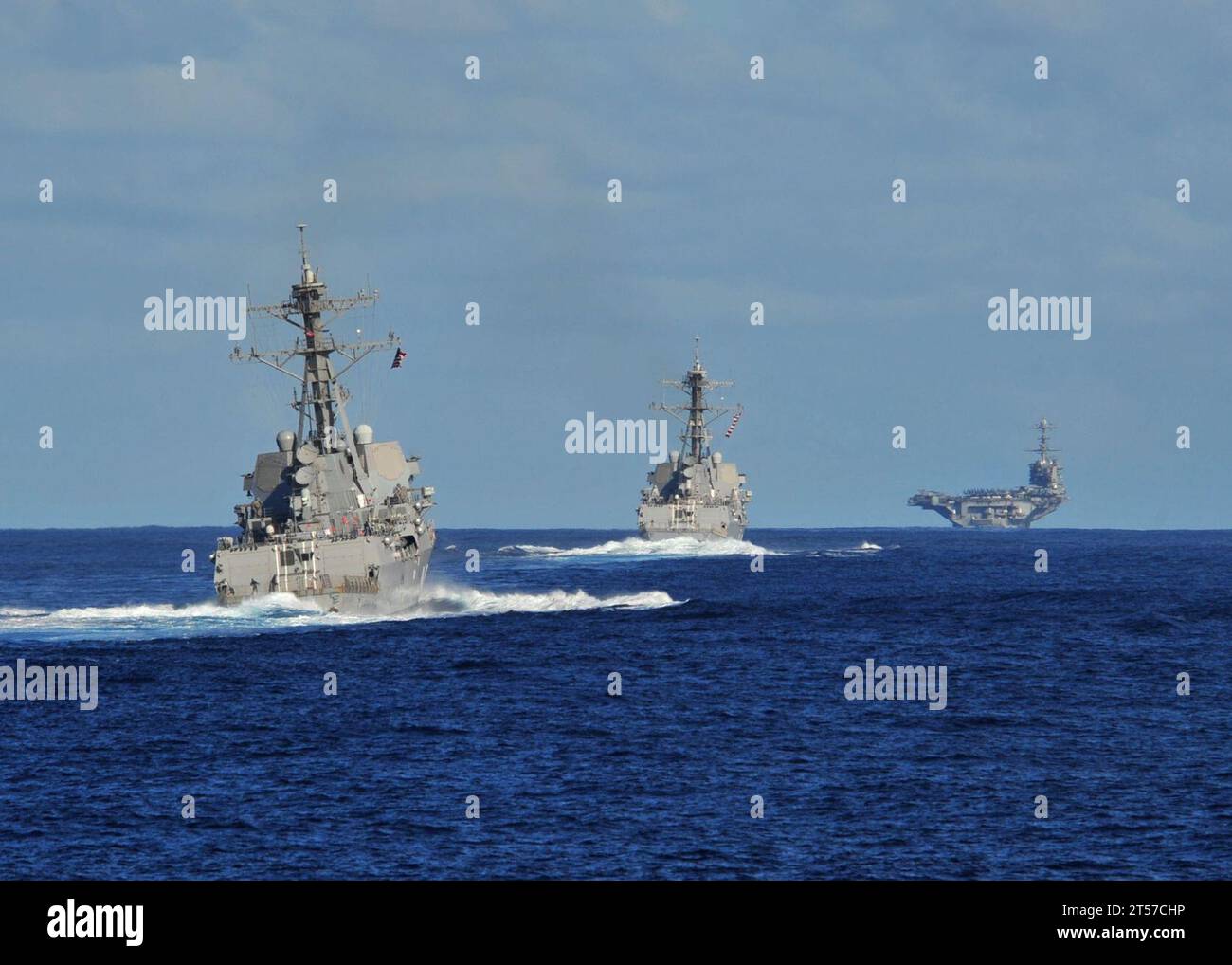 US Navy The Nimitz-class aircraft carrier USS John C. Stennis (CVN 74 ...