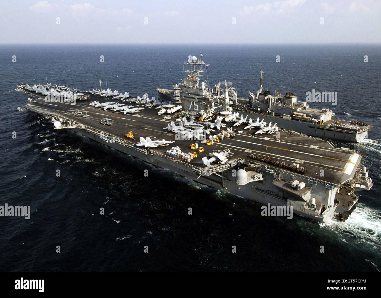 US Navy The Nimitz-class nuclear-powered aircraft carrier USS Harry S ...