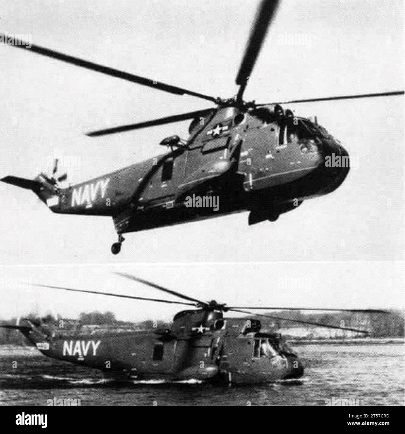 US Navy The prototype of the Sikorsky YHSS-2 Sea King helicopter made ...
