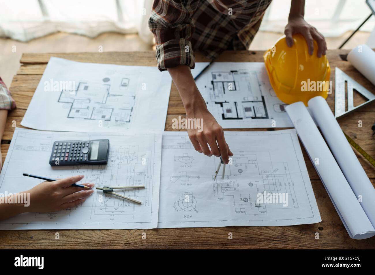 Engineers, designers and interior designers are finalizing the design ...