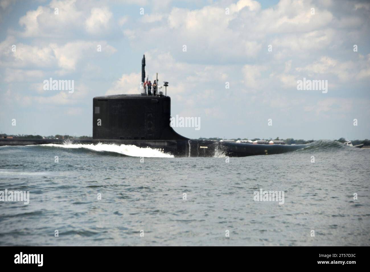 US Navy The Virginia-class attack submarine Pre-Commissioning Unit (PCU ...
