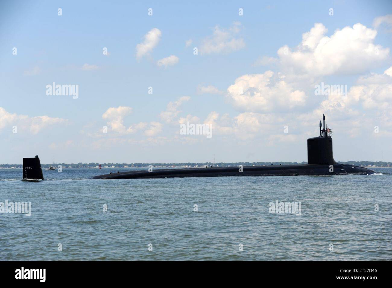 US Navy The Virginia-class attack submarine Pre-Commissioning Unit (PCU ...