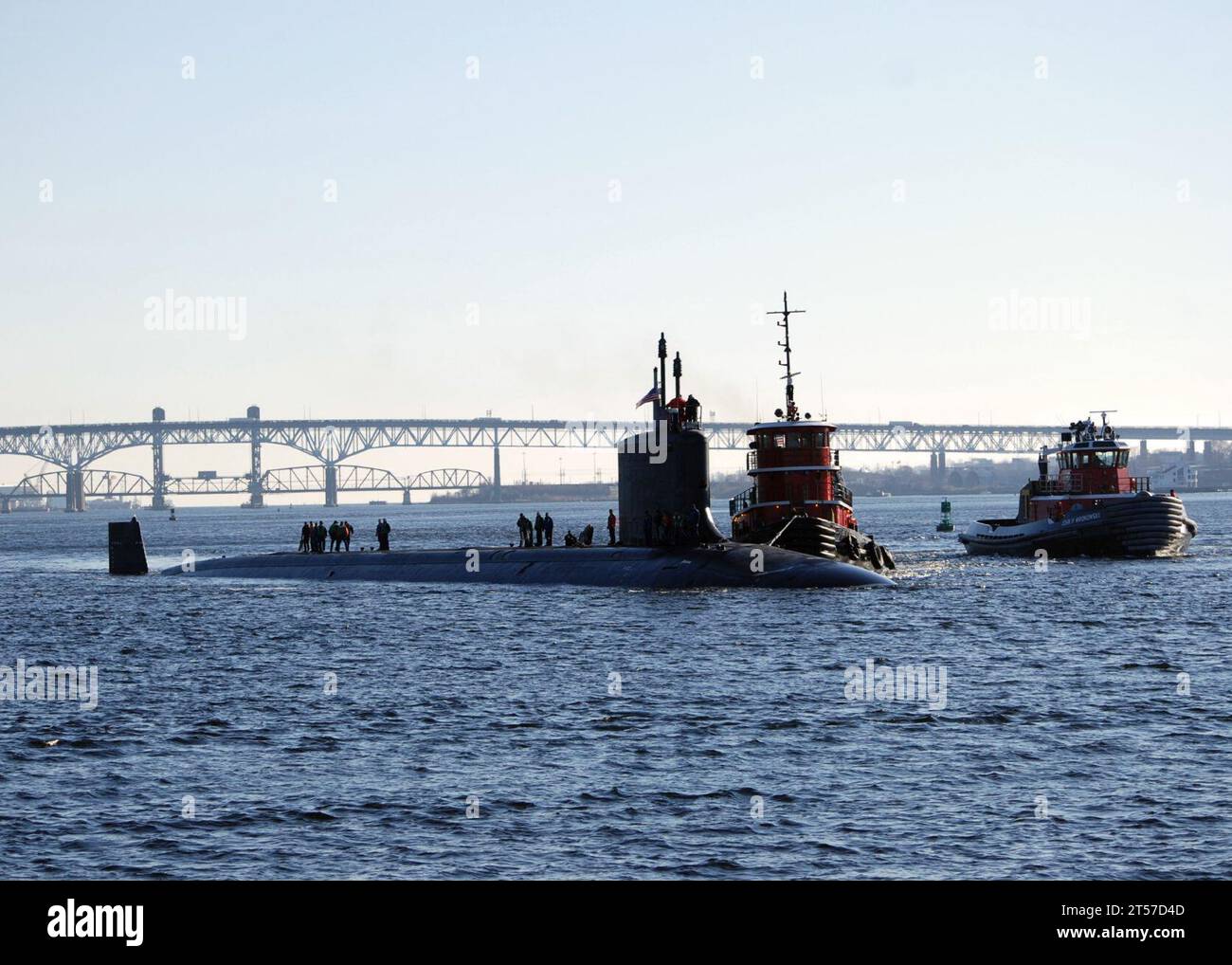 US Navy The Virginia-class attack submarine USS New Mexico (SSN-779 ...