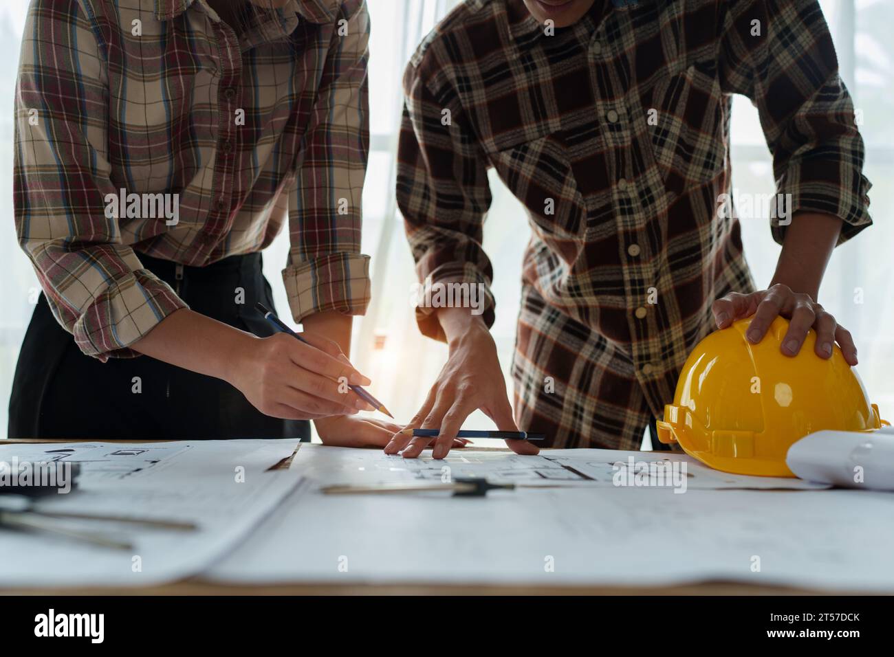 Engineers, designers and interior designers are finalizing the design ...