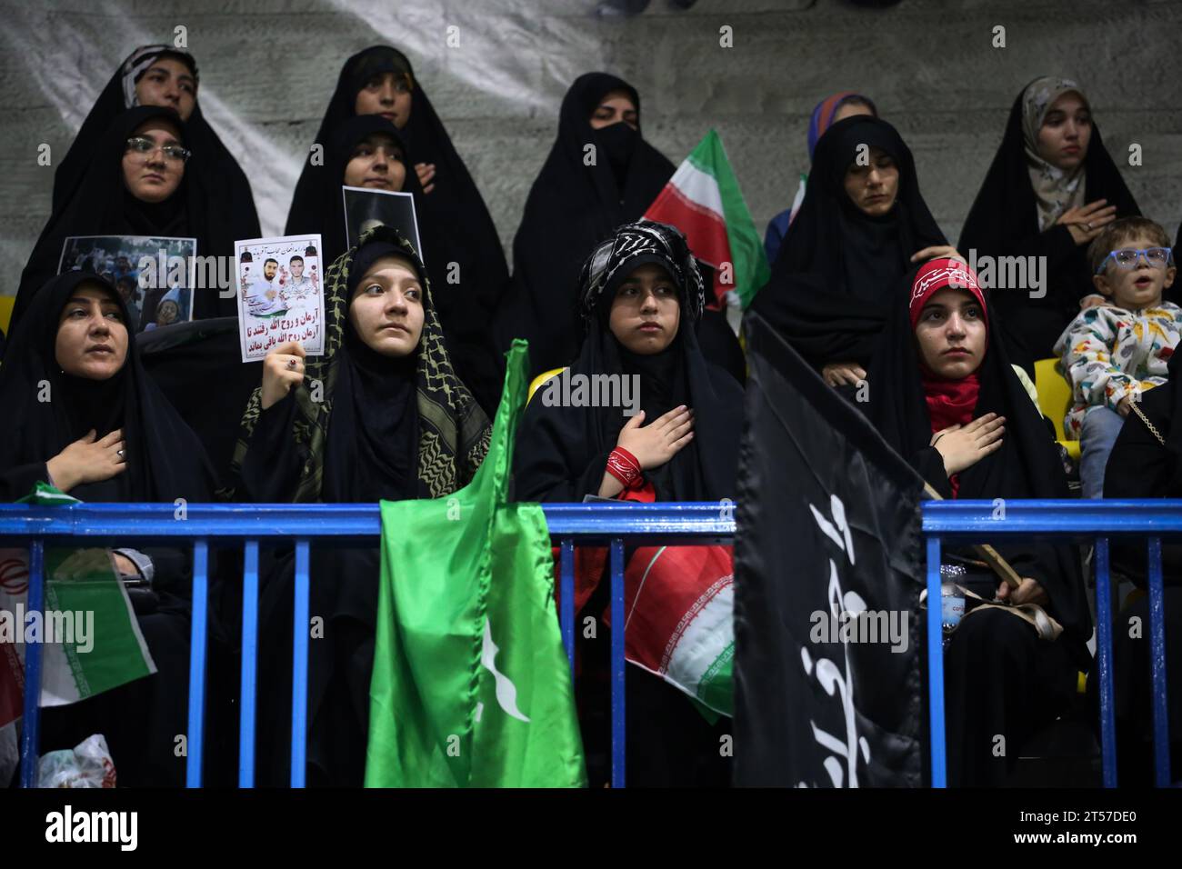 Tehran, Iran. 2nd Nov, 2023. Iranian veiled women during a pro-hijab ...