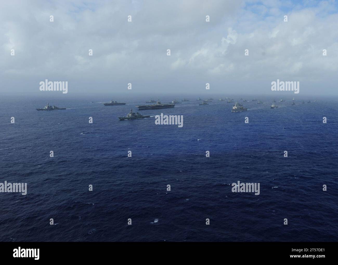US Navy U.S. Navy and Japan Maritime Self-Defense Force ships transit ...