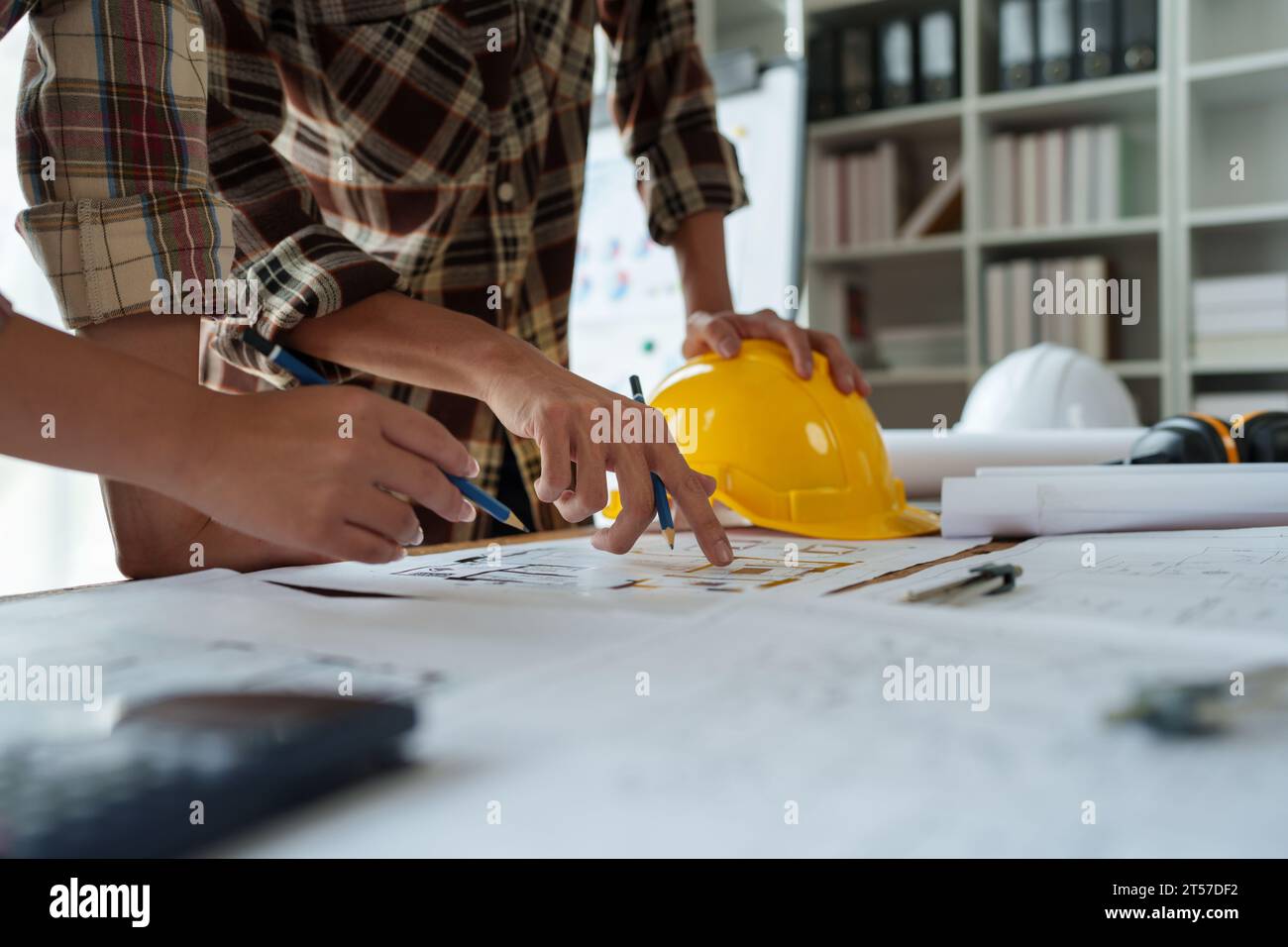 Engineers, designers and interior designers are finalizing the design ...