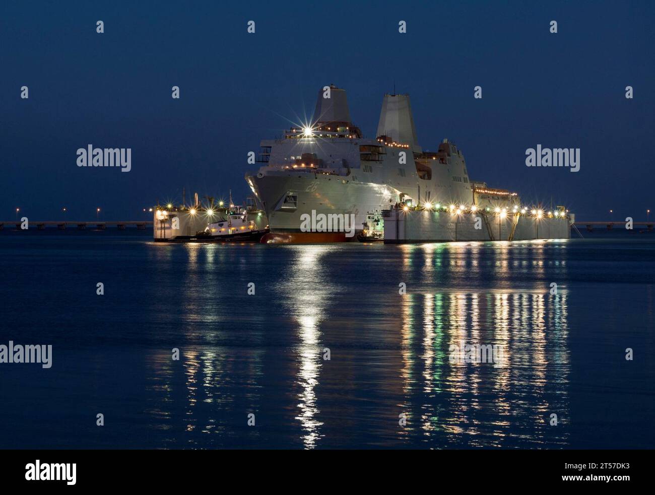 US Navy USS John P. Murtha launched.jpg Stock Photo - Alamy