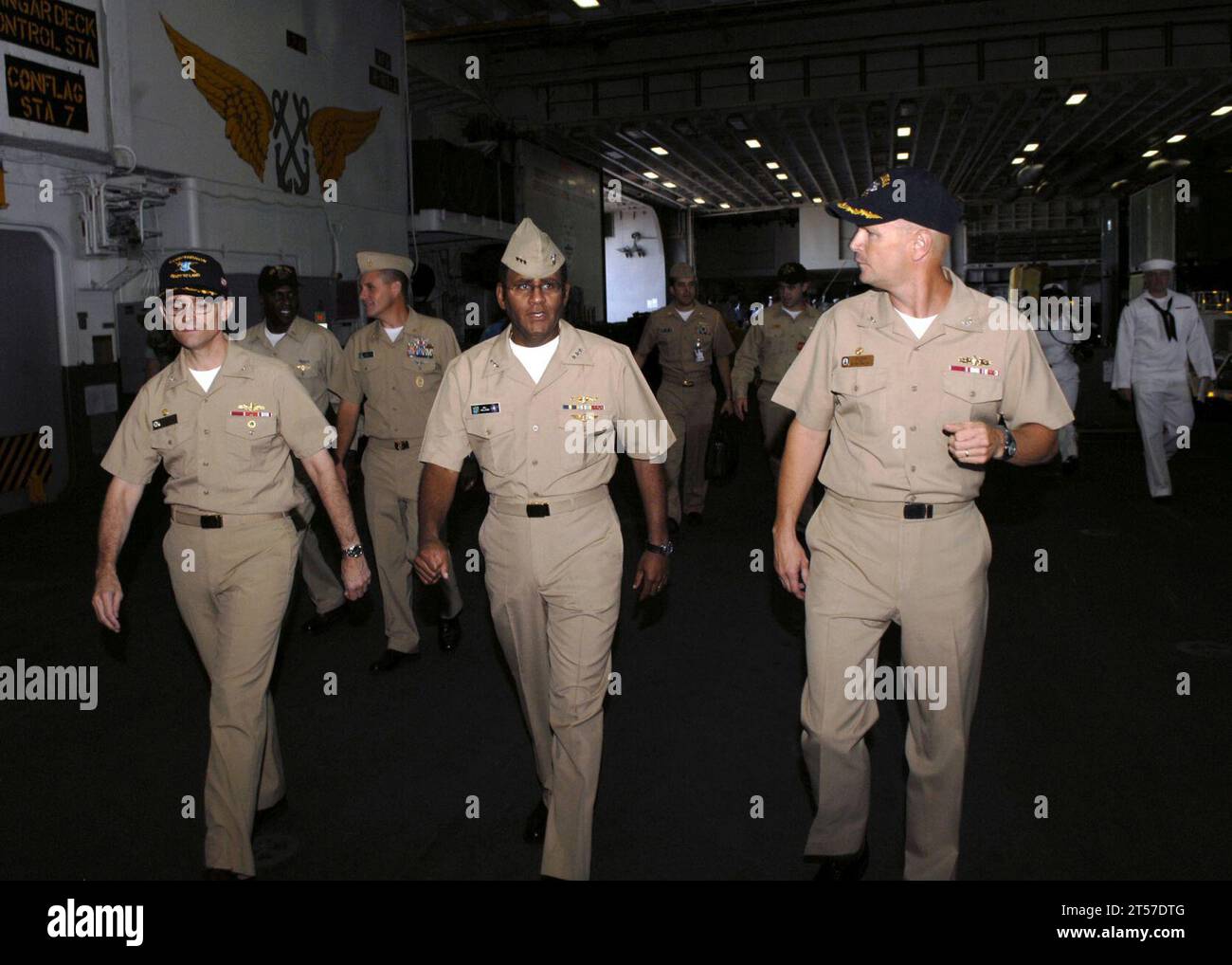 US Navy Vice Adm. Mel Williams Jr., commander, U.S. 2nd Fleet, tours ...