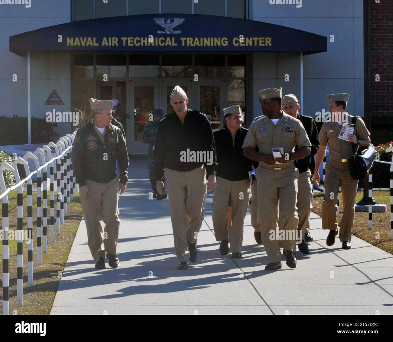 US Navy Vice Adm. Scott Van Buskirk departs NATTC.jpg Stock Photo - Alamy