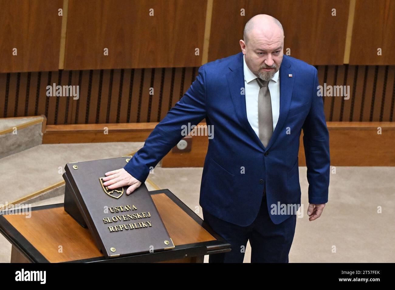 Slovak Member of Parliament Rudolf Huliak (pictured) and newly-Elected ...
