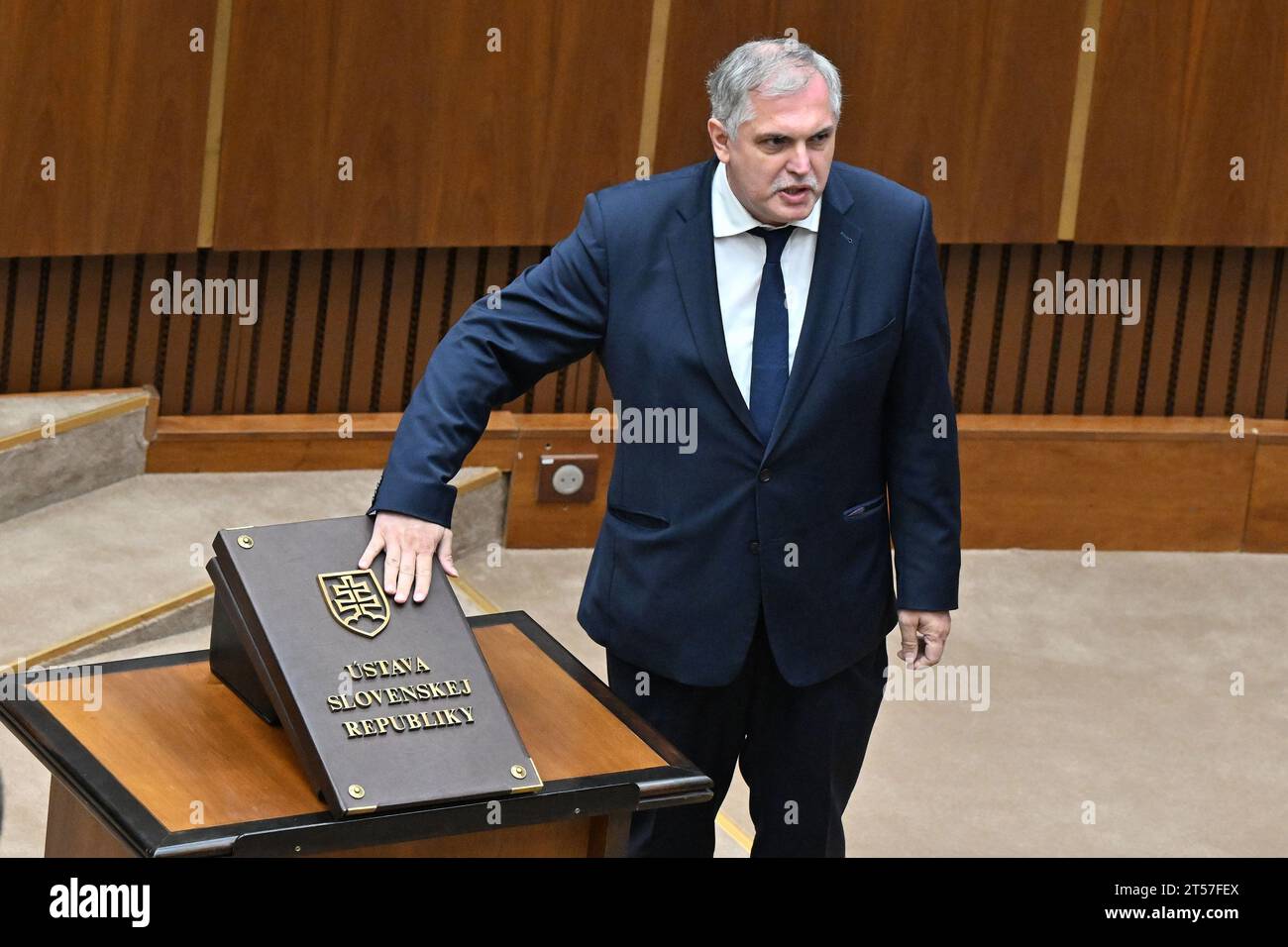 Slovak Member of Parliament Roman Michelko (pictured) and newly-Elected ...