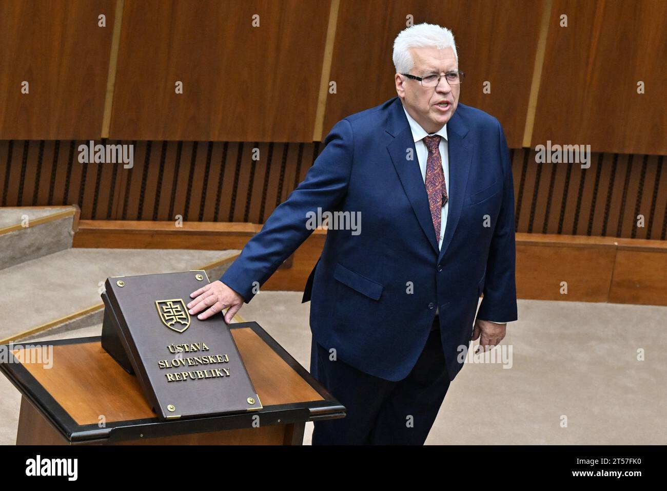 Slovak Member of Parliament Pavel Luptak (pictured) and newly-Elected ...