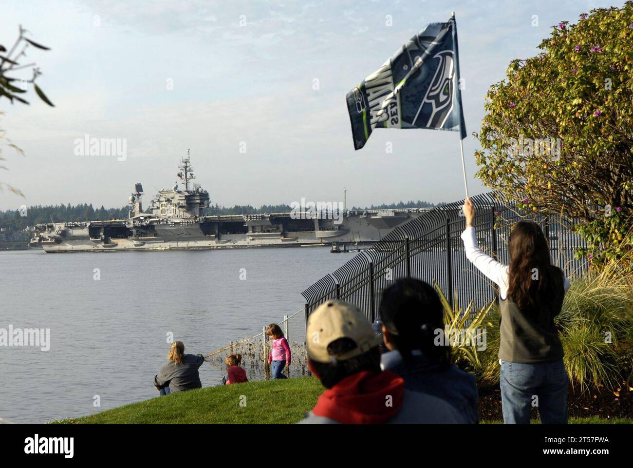 USS Kitty Hawk Stock Photo - Alamy