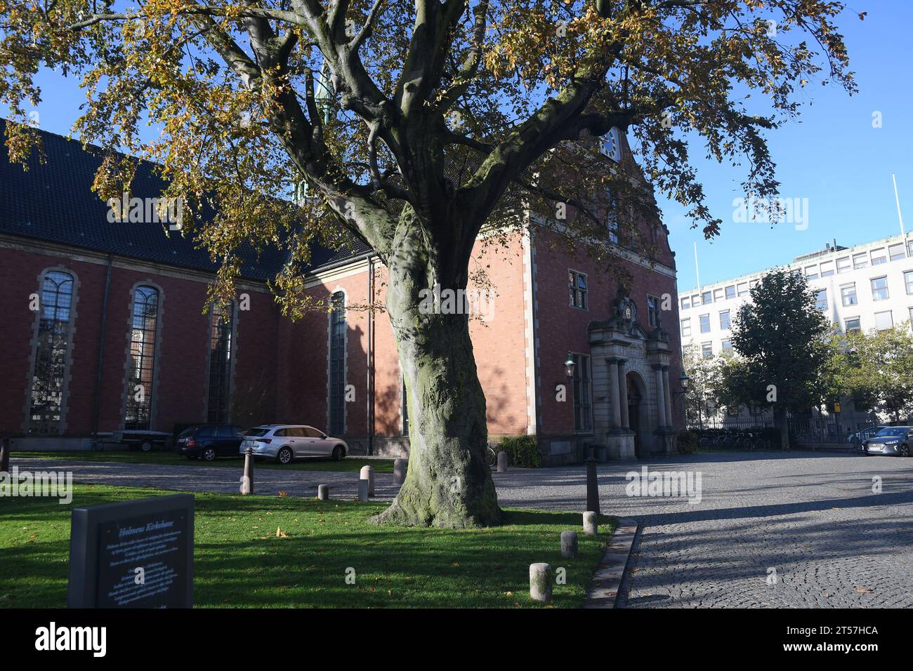 Copenhagen, Denmark /03 November 2023/.Holmens kirke or holmens church ...