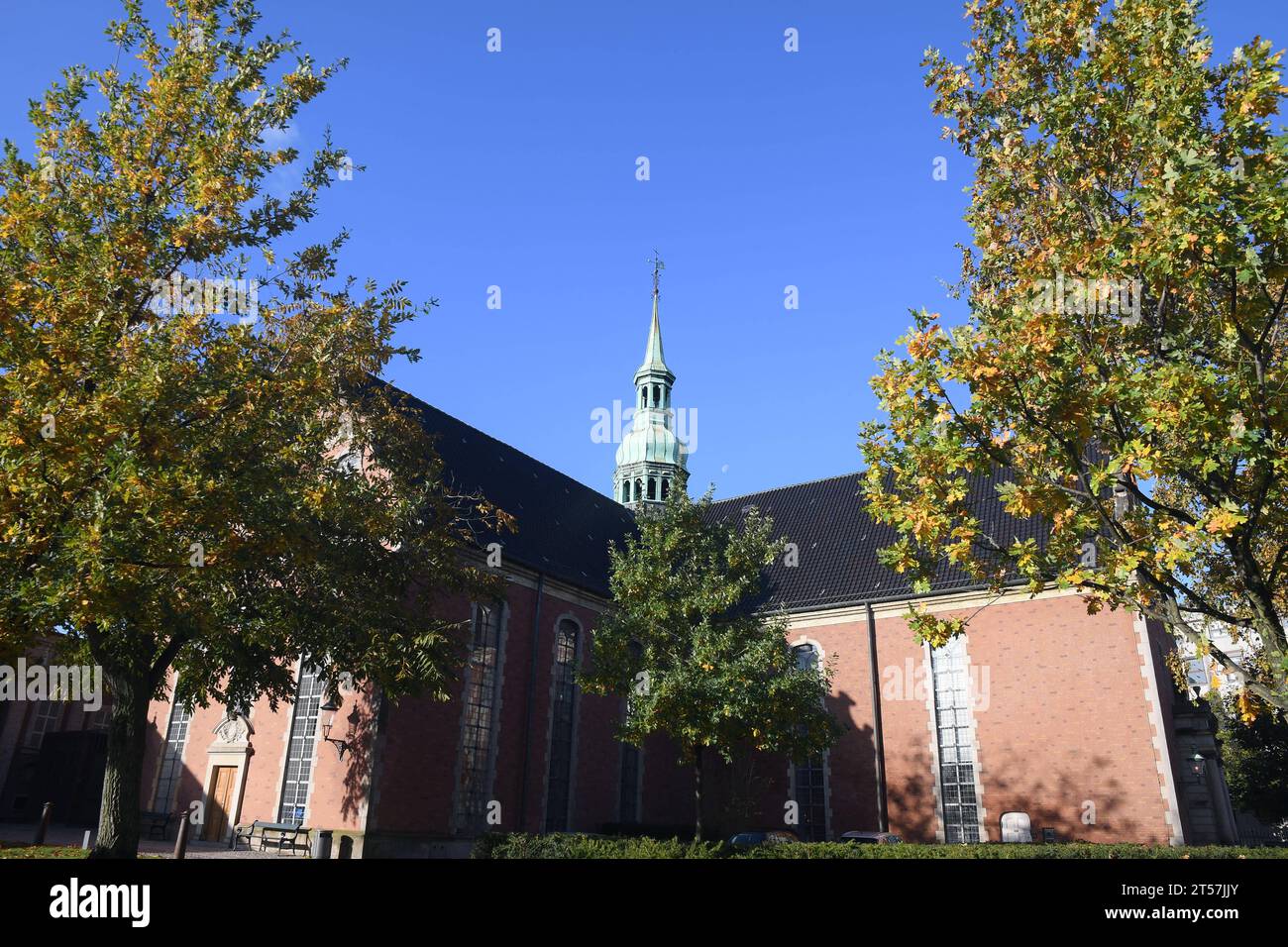 Copenhagen, Denmark /03 November 2023/.Holmens kirke or holmens church ...