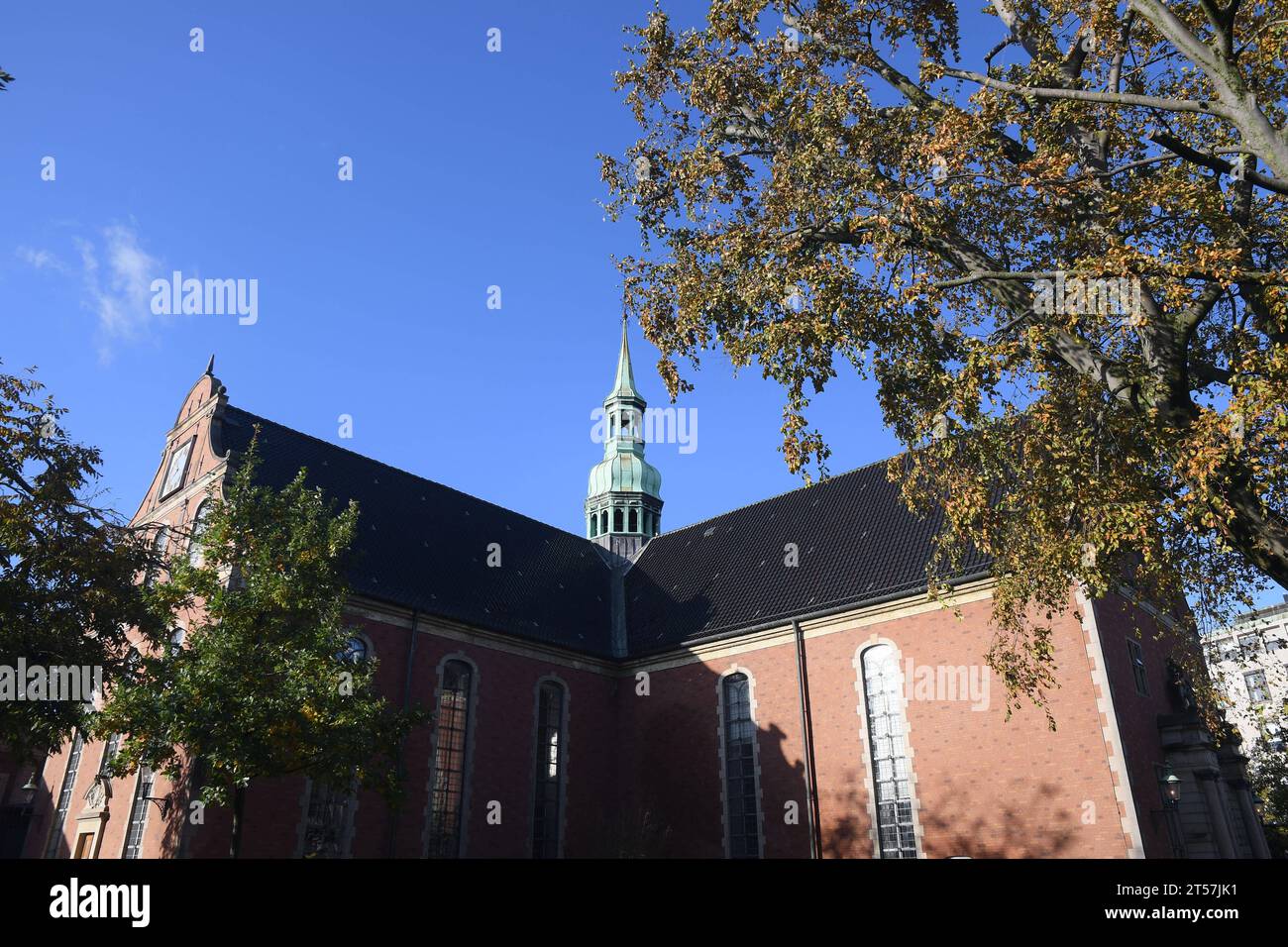 Copenhagen, Denmark /03 November 2023/.Holmens kirke or holmens church ...