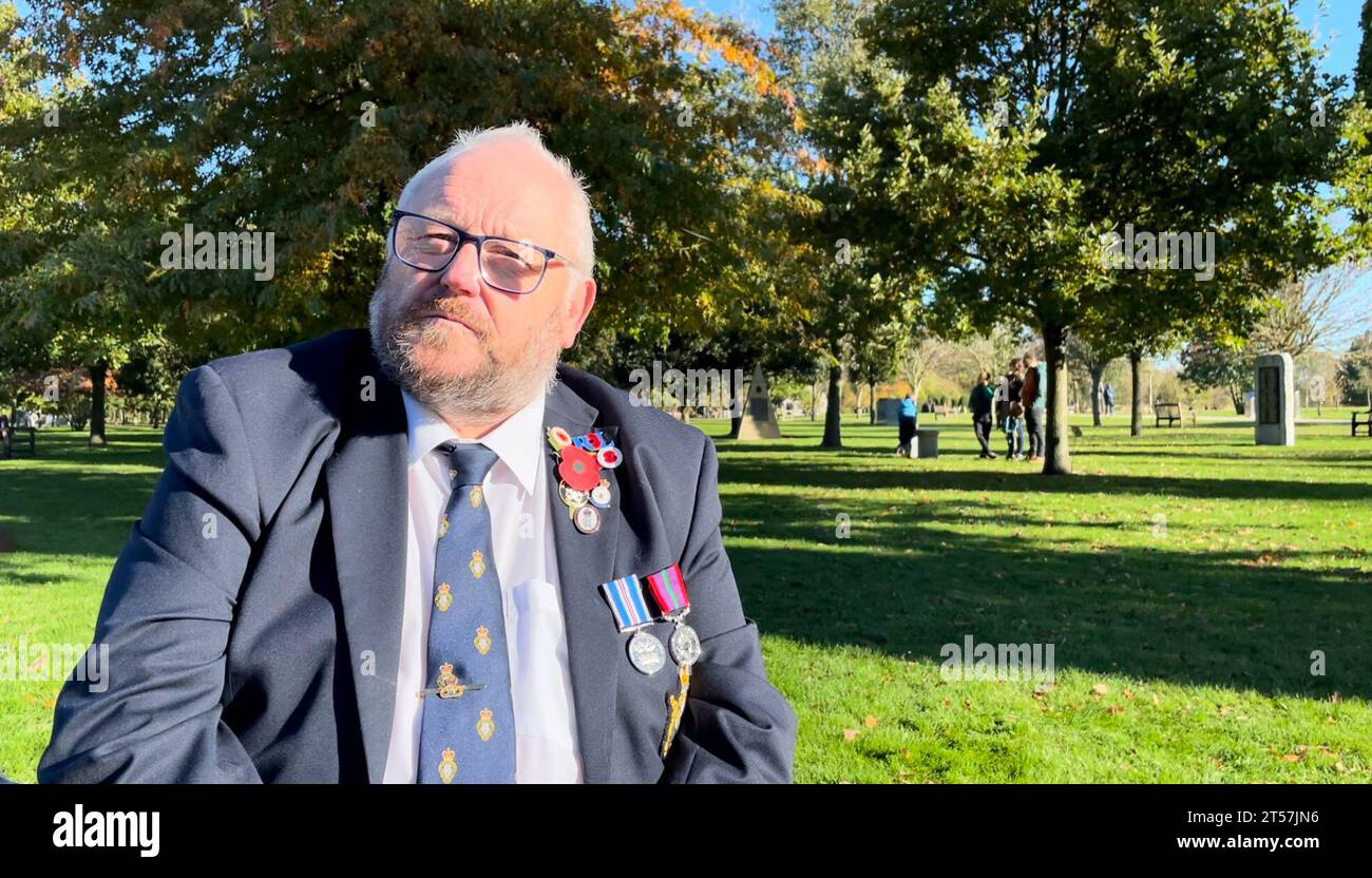 Veteran John Parkes said he was "eternally grateful" for all the help ...
