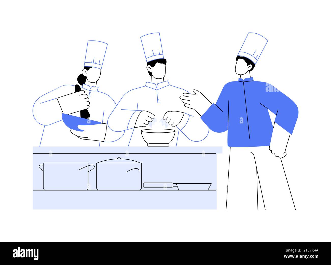 Kitchen Staff Training Abstract Concept Vector Illustration Stock kitchen-staff-training-abstract-concept-vector-illustration-stock