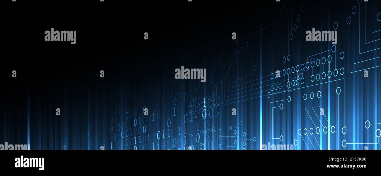 Technology Network Vector Background.. Science and technology ...