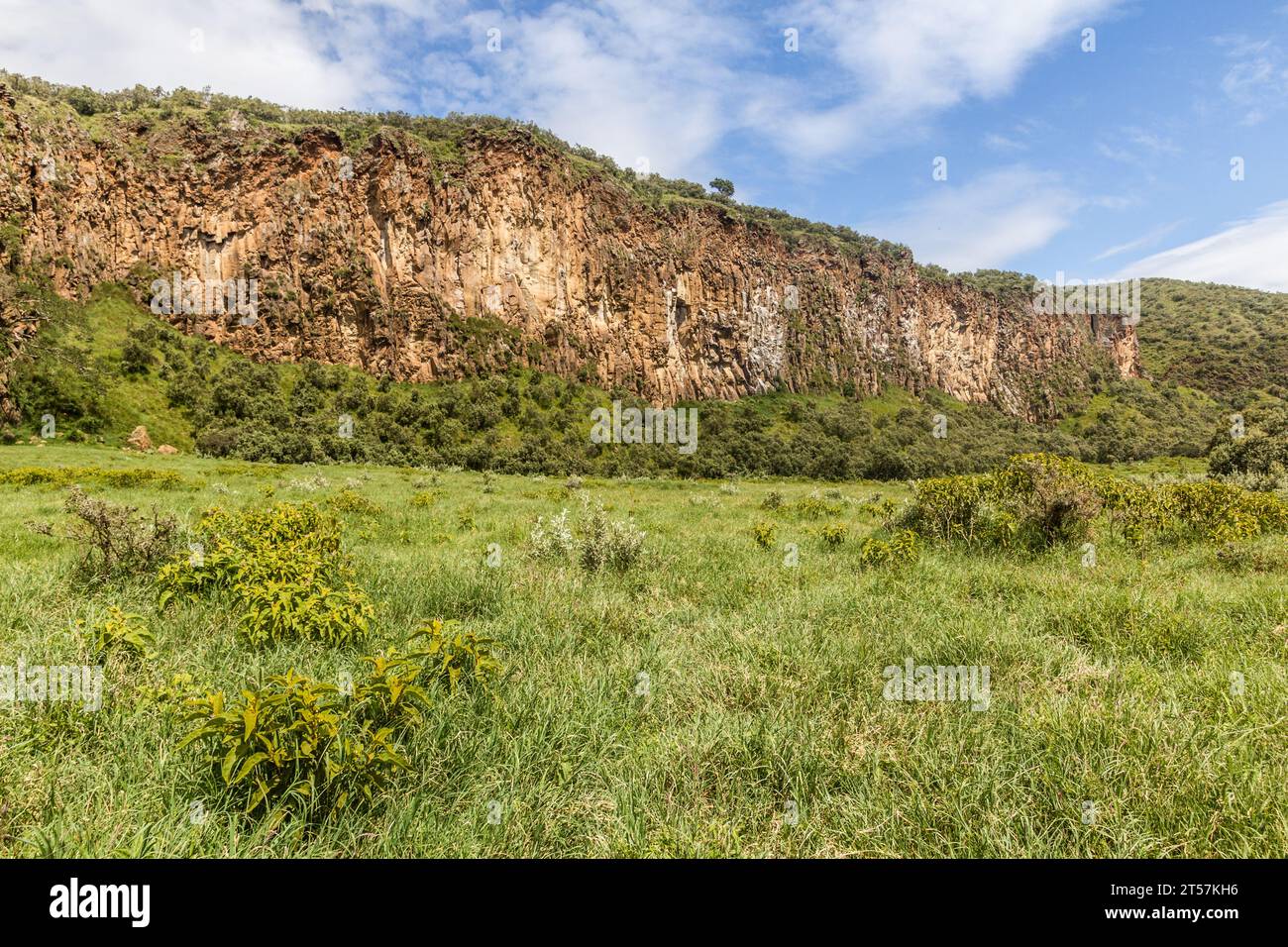 Landscape of the Hell's Gate National Park, Kenya Stock Photo - Alamy