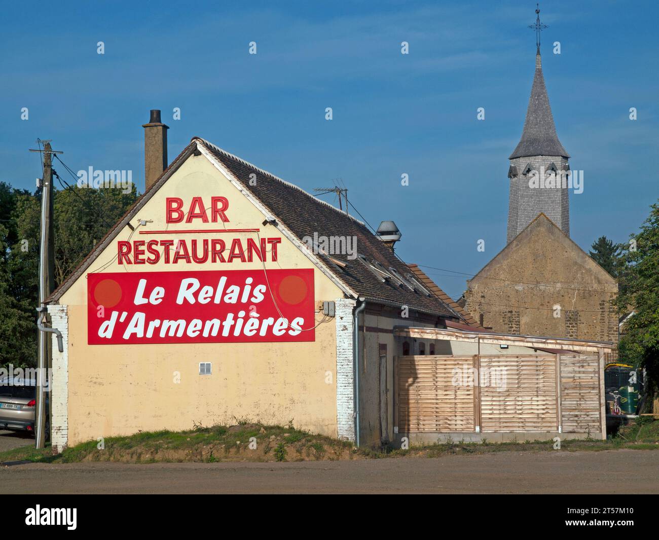 A routier restaurant in Northern France Stock Photo - Alamy