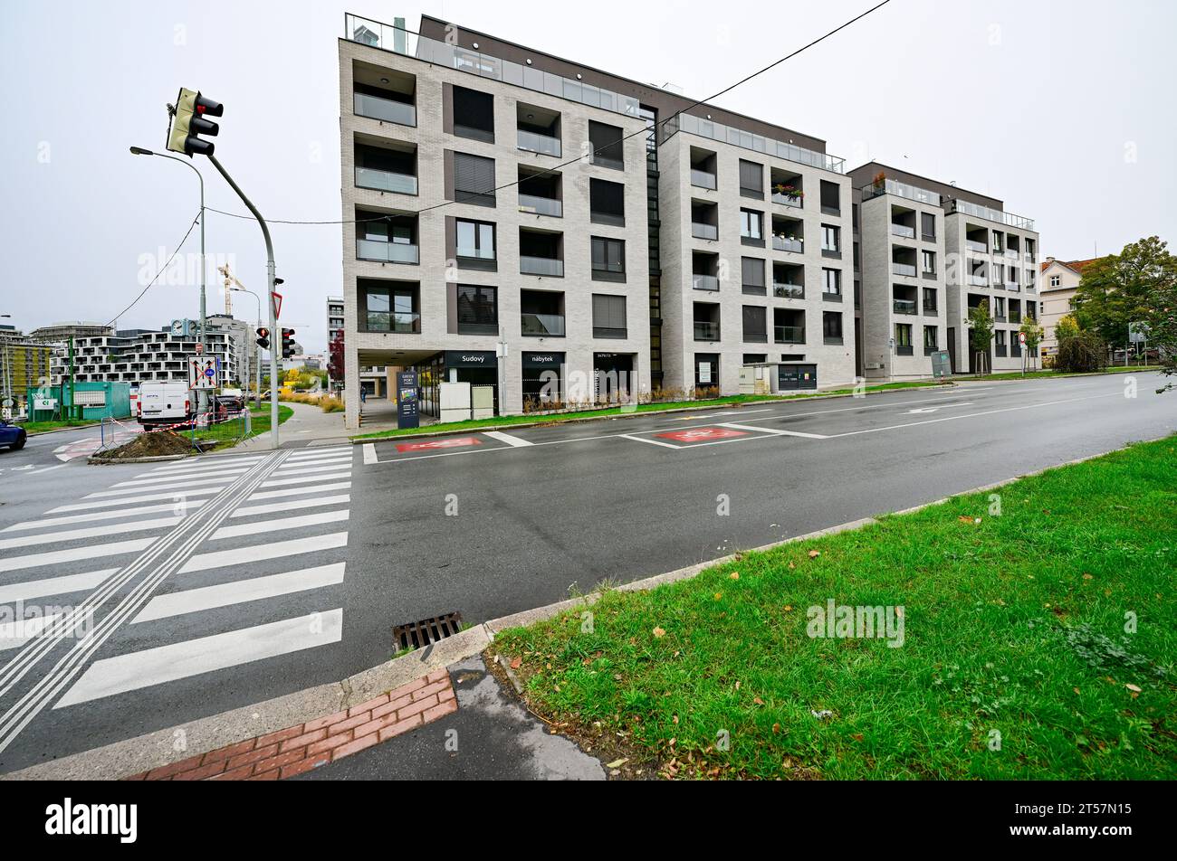 Prague, Czech Republic. 03rd Nov, 2023. Passive houses Green Port ...