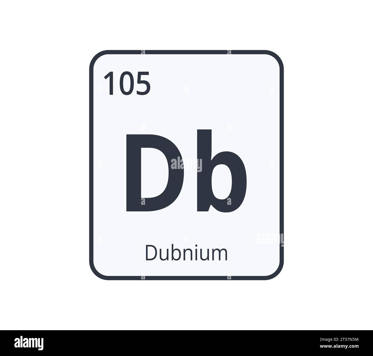 Dubnium Chemical Symbol Stock Vector Image & Art - Alamy