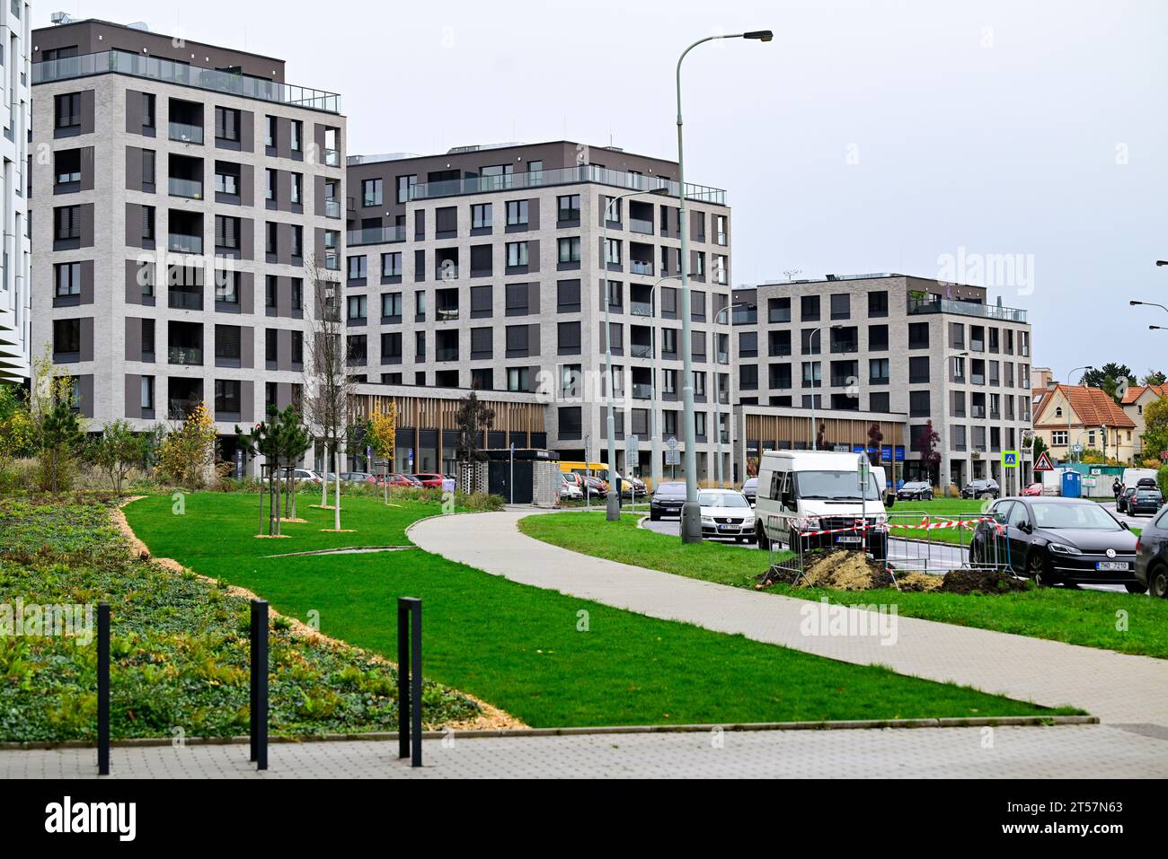 Prague, Czech Republic. 03rd Nov, 2023. Passive houses Green Port ...