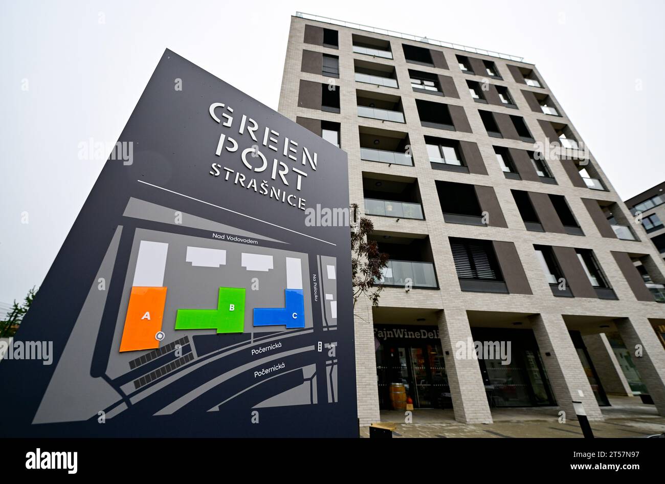 Prague, Czech Republic. 03rd Nov, 2023. Passive houses Green Port ...