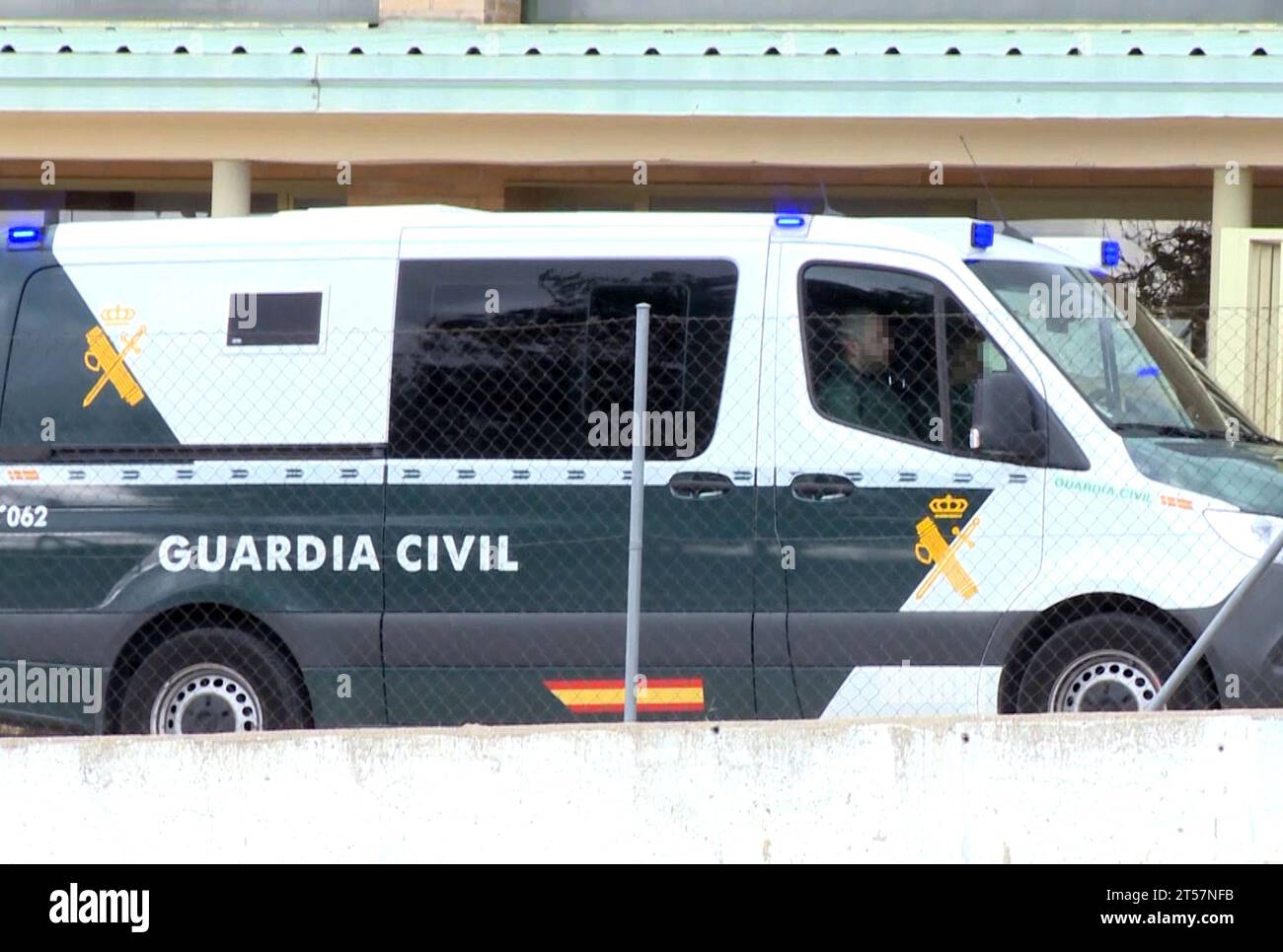 Rafael Amargo arriving at Soto del Real prison, on November 3, 2023, in ...
