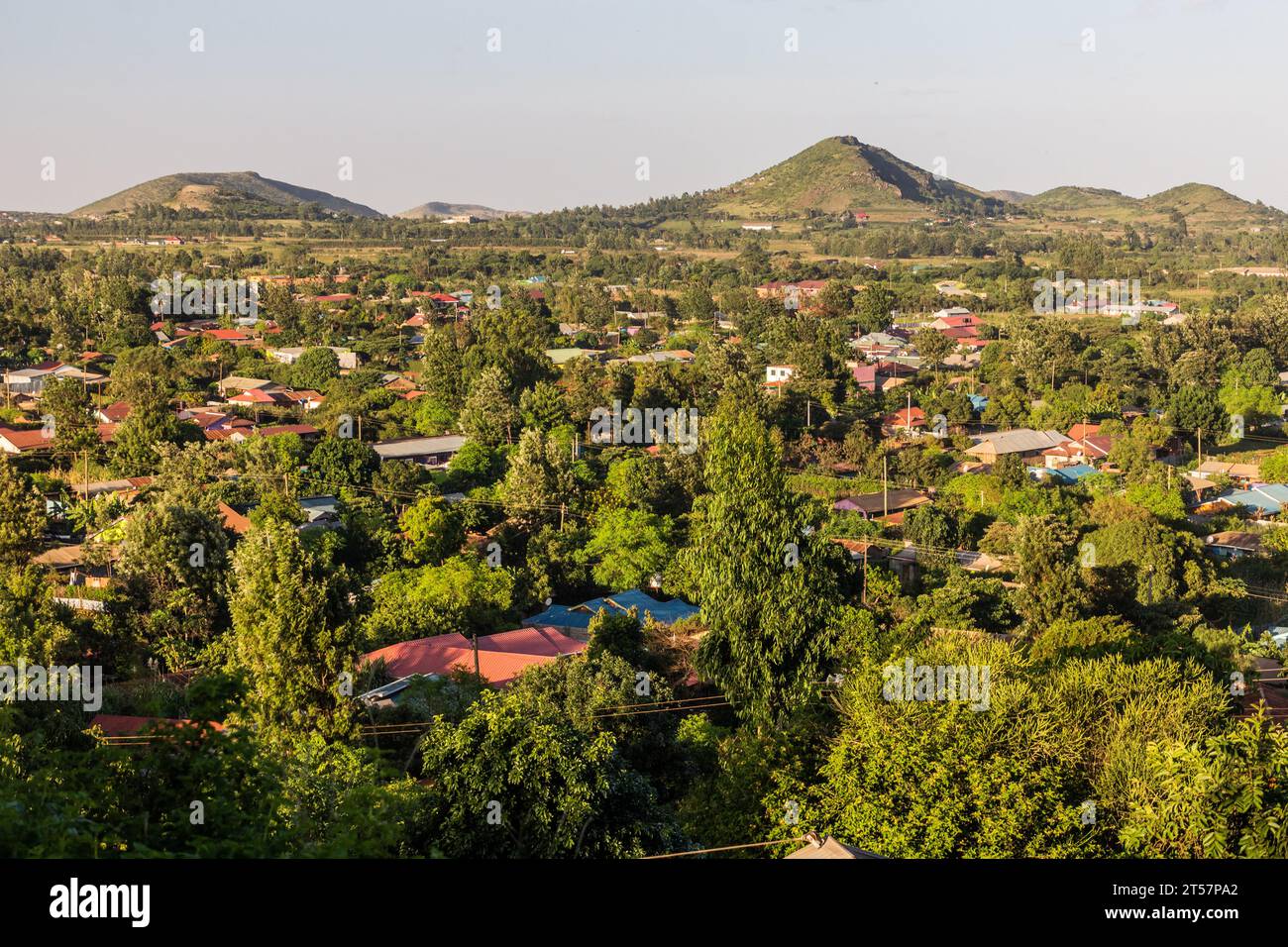 Aerial view of Marsabit town, Kenya Stock Photo - Alamy