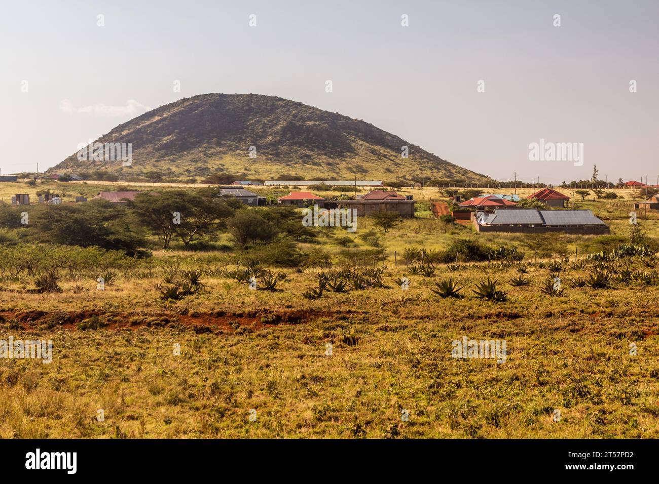 Suburbs of Marsabit town, Kenya Stock Photo - Alamy